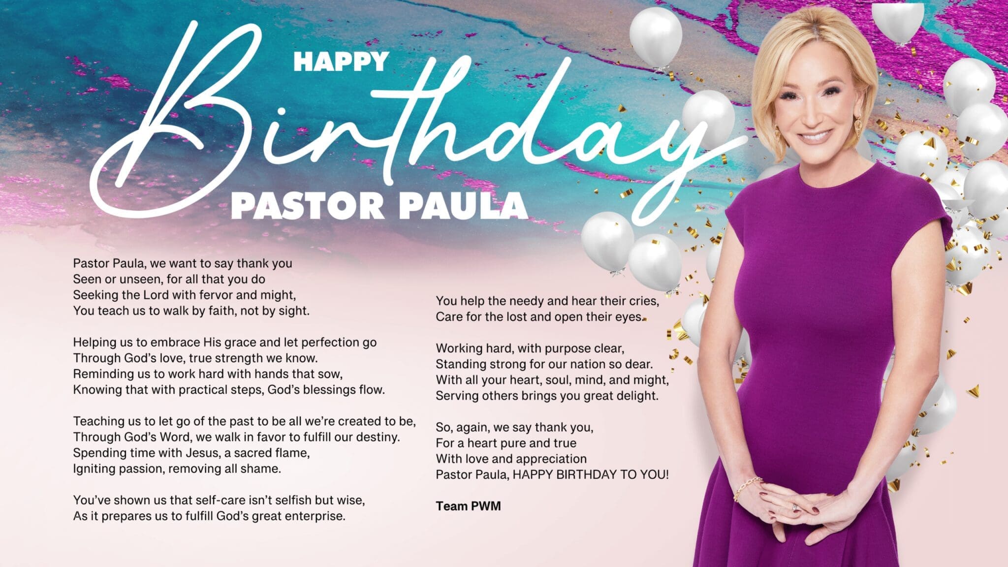 Paula White Birthday | Paula White Ministries